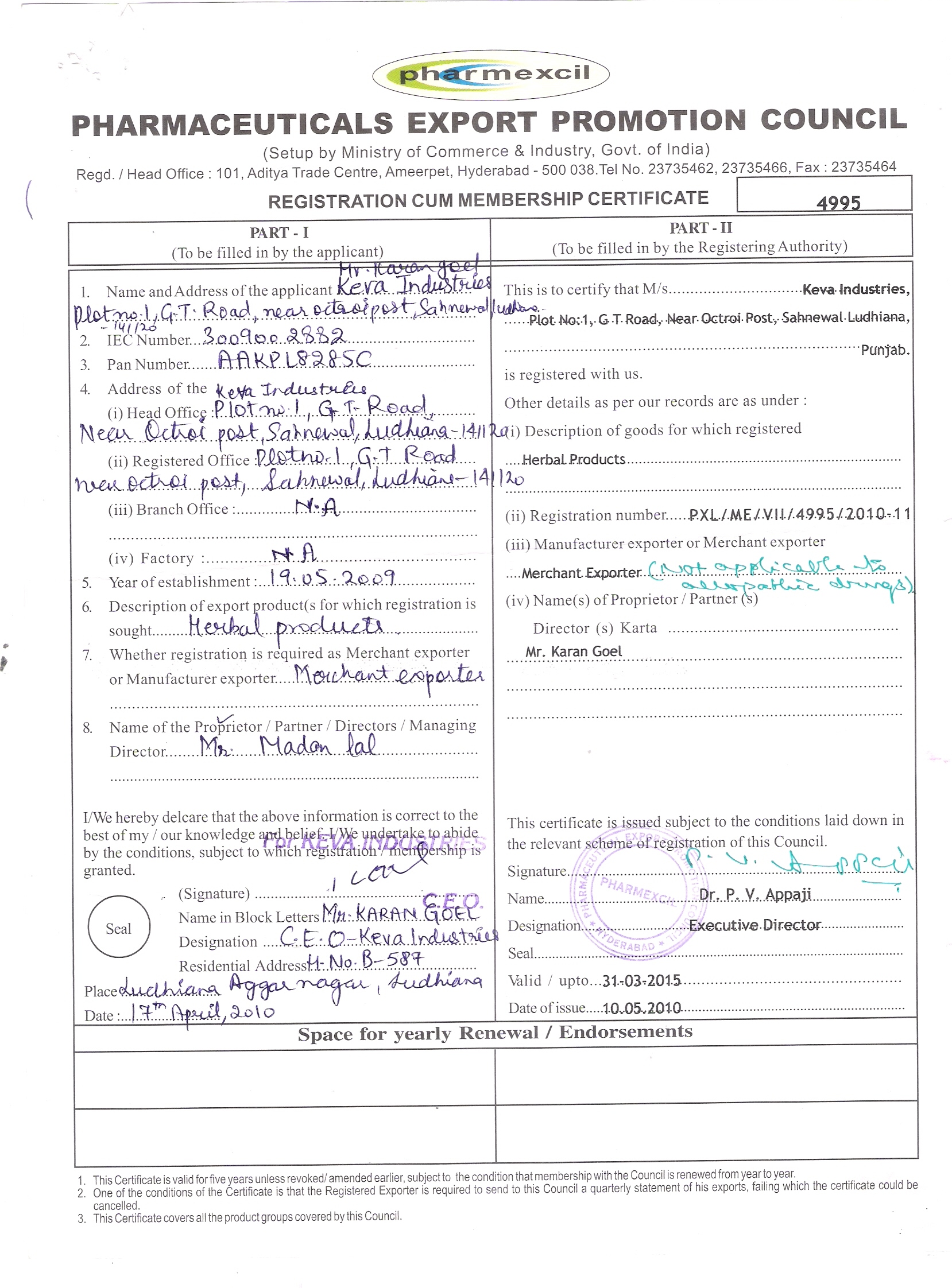 Health is Wealth: Awards & Certificates